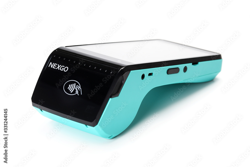 Nexgo N5 pos terminal isolated over white background Stock Photo ...