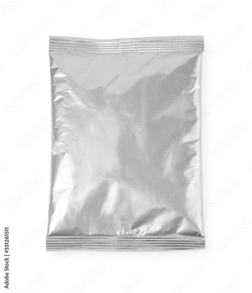silver Foil plastic bag Stock Photo | Adobe Stock