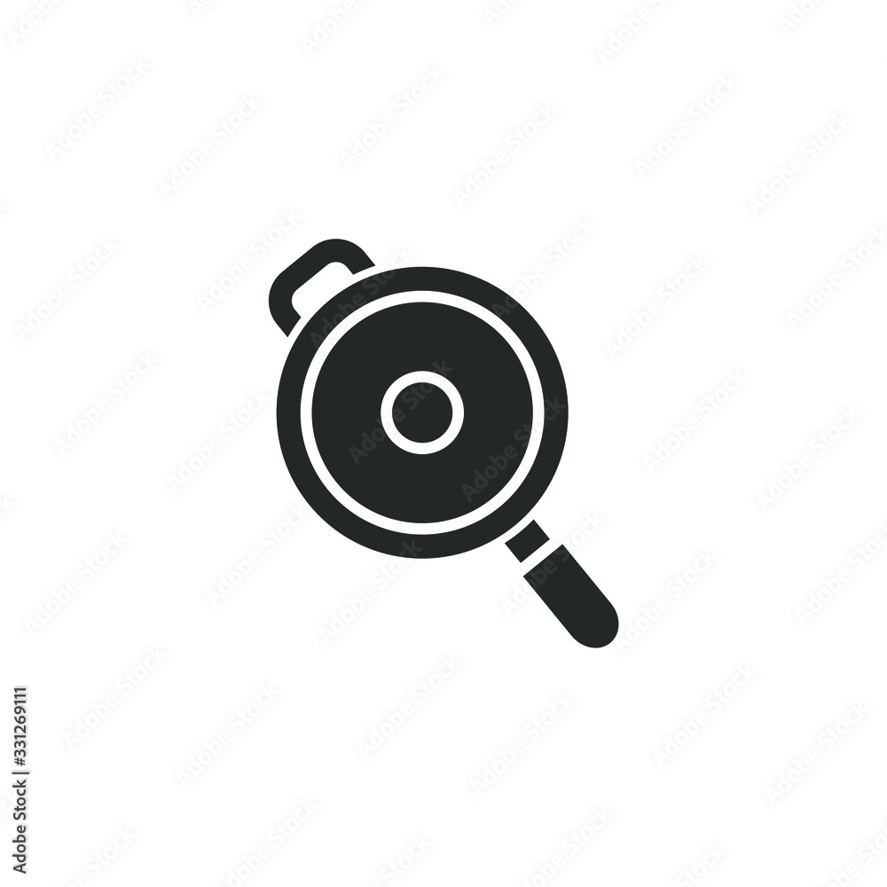 Frying pan icon template color editable. Frying pan symbol vector sign ...