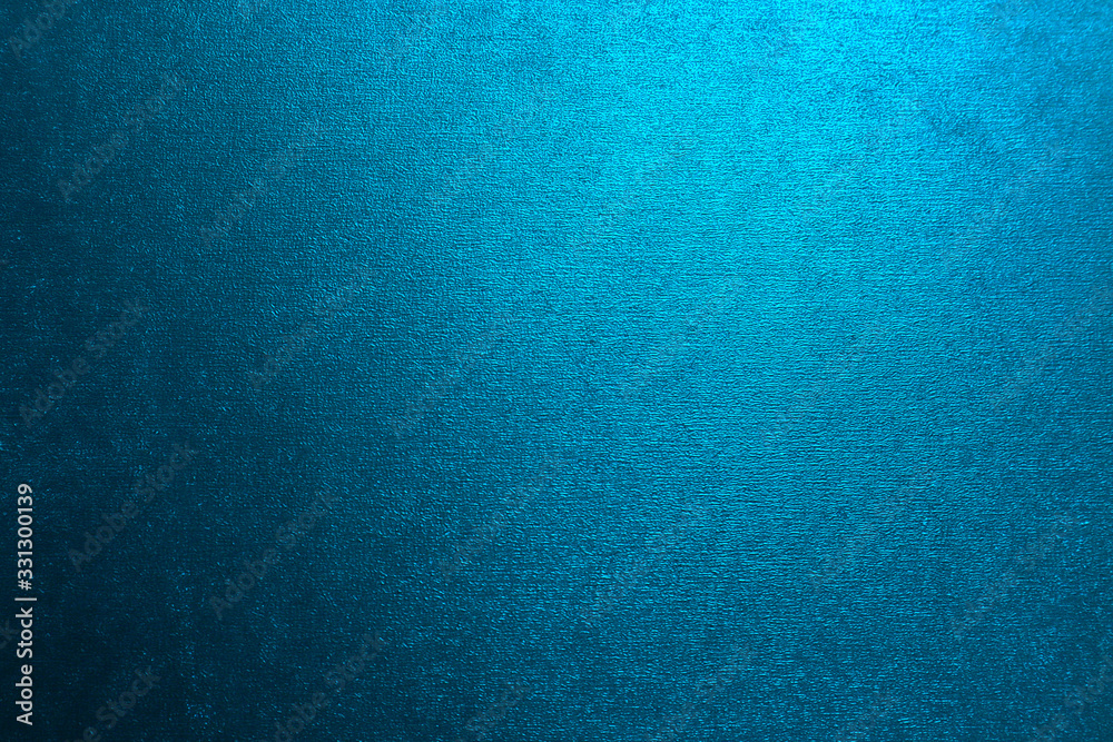 Turquoise Blue Metallic textured background with a gradient. Stock ...