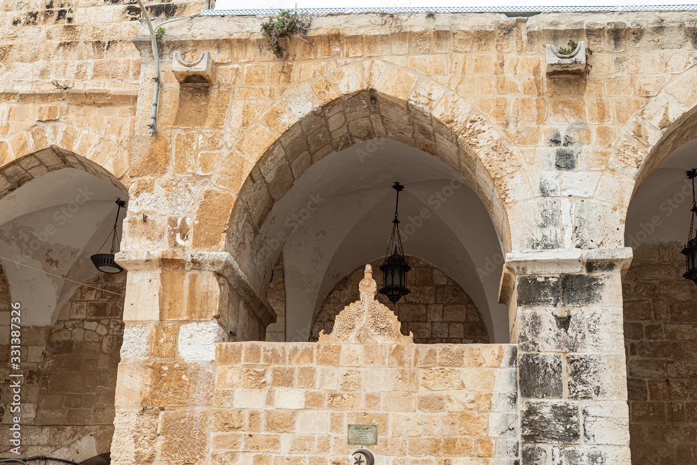 Photo & Art Print The Mosque of Al-Burak of Mamluk period on the Temple ...