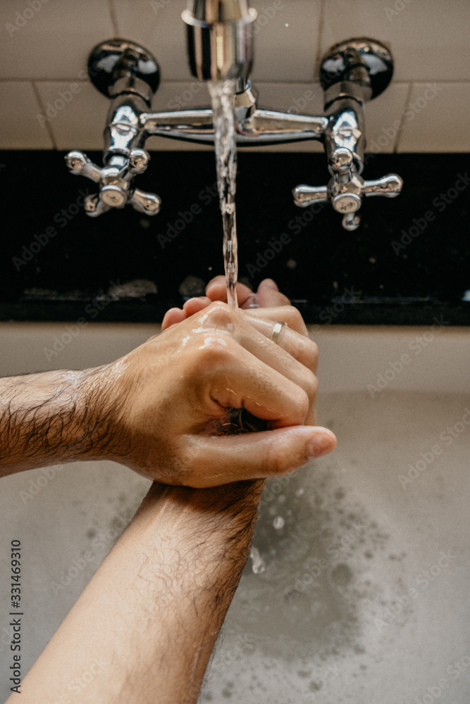 hand washing Stock Photo | Adobe Stock