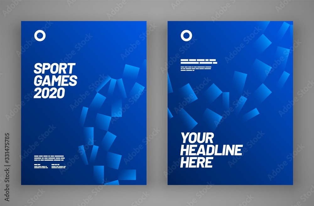 Abstract poster layout design for sport event. Graphic design for ...