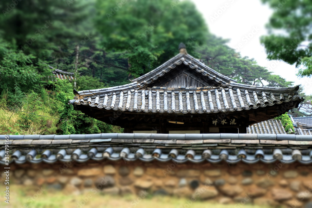 Haeinsa Temple in Hapcheon-gun, South Korea. Haeinsa is an old Korean ...