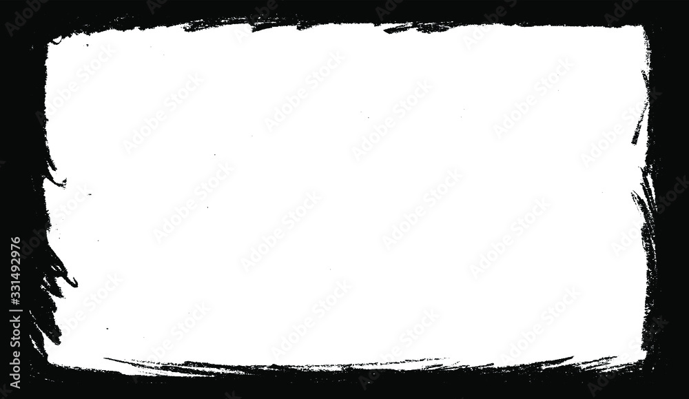 Scratched Frame. Grunge Urban Background Texture Vector. Dust Overlay ...