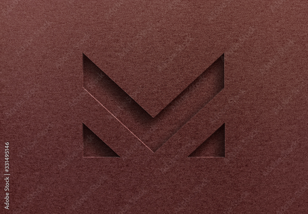 Laser Cut Paper Effect Mockup Stock Template | Adobe Stock