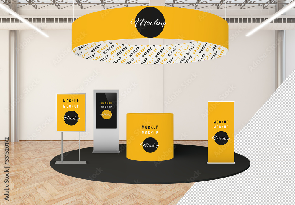 Trade Show Exhibition Mockup Stock Template | Adobe Stock