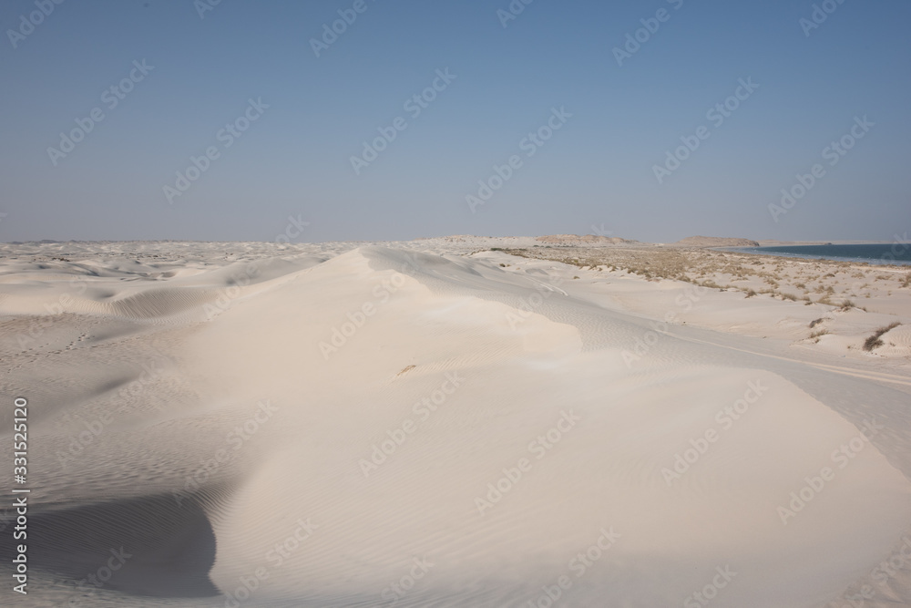 Oman The desert dunes of Wahiba Sands Stock Photo | Adobe Stock