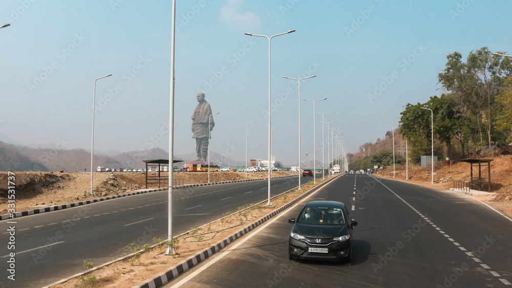 "Narmda , Gujarat / India - Jan 25 2019 world biggest statue , statue ...