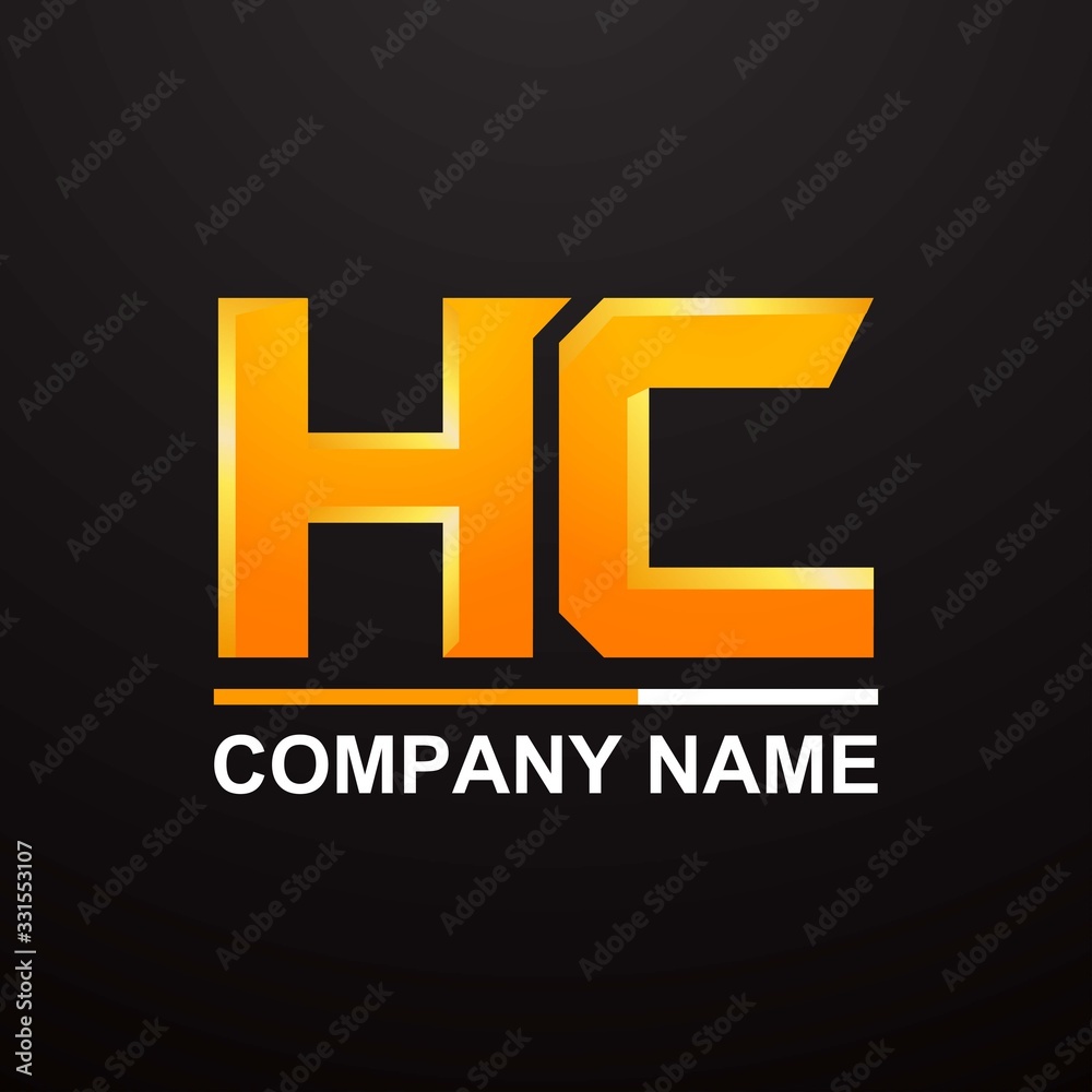 HC initial logo monogram designs modern templates sign, logo, abstract ...