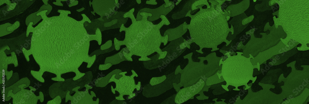 covid-19 coronavirus background with droplet virus illustration ...