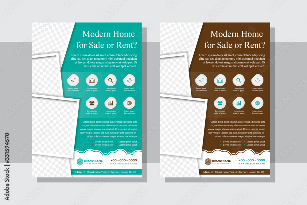 Corporate Business Flyer poster pamphlet brochure cover design layout ...