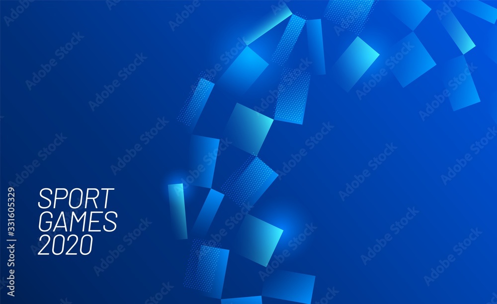 Abstract background for sport event. Graphic design for poster and ...