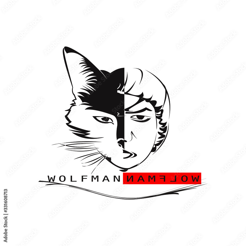 Half Human Half Wolf Face