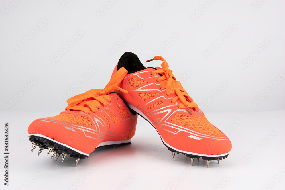 Track shoes isolated in white background 素材庫相片 | Adobe Stock