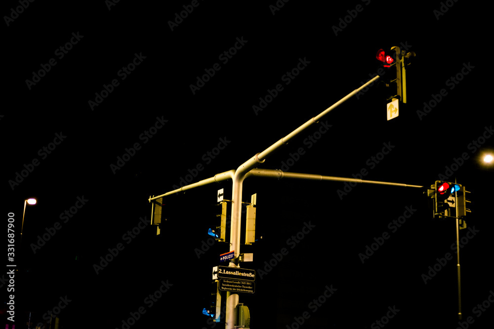 Traffic light on the street to adjust traffic Stock Photo | Adobe Stock