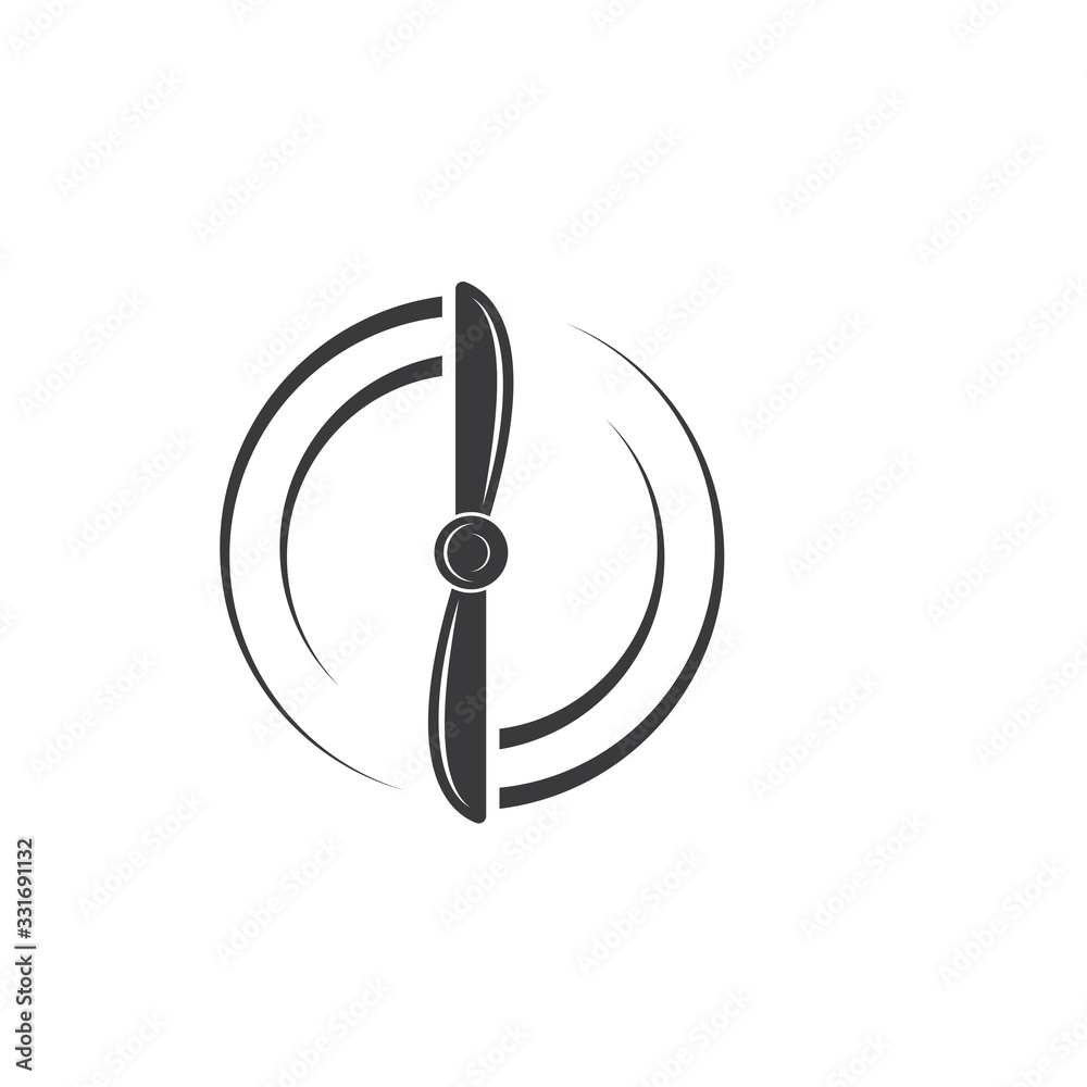 airplane propeller vector illustration design Stock Vector | Adobe Stock