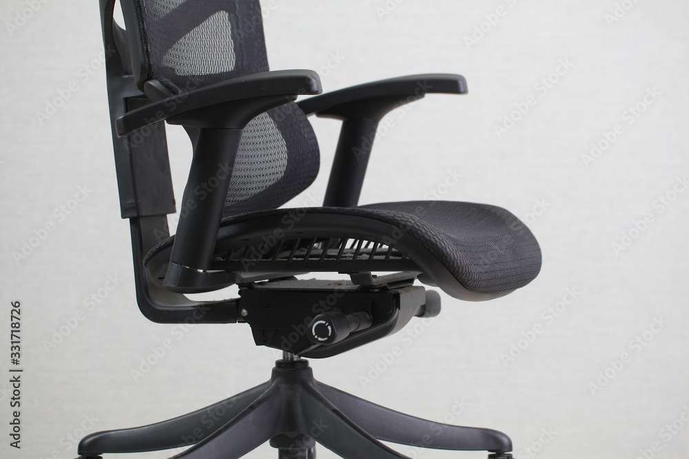 Old dirty office ergonomic chair with mesh coating. Stock Photo | Adobe ...