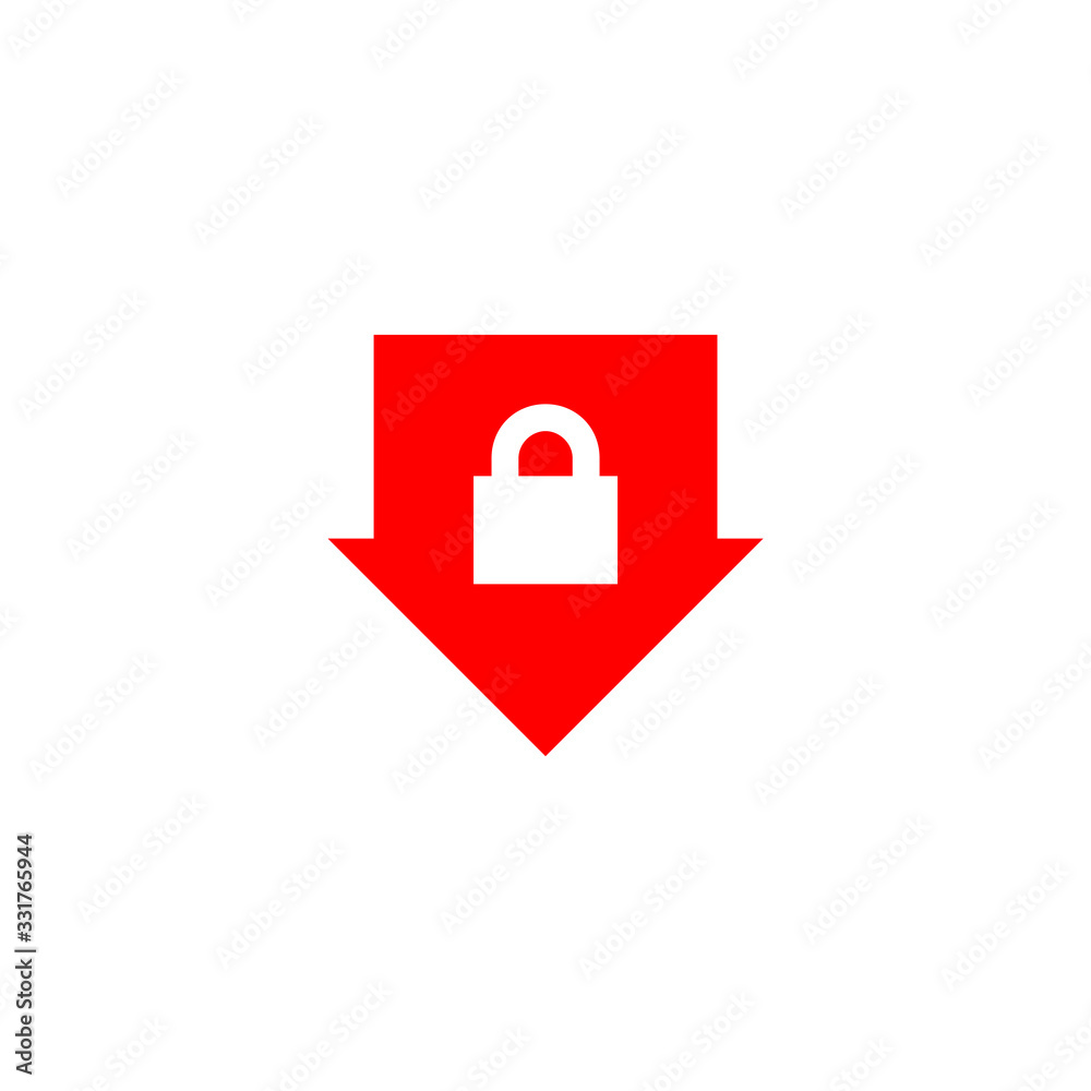 Lockdown text, infographics. Global pandemic health warning concept ...