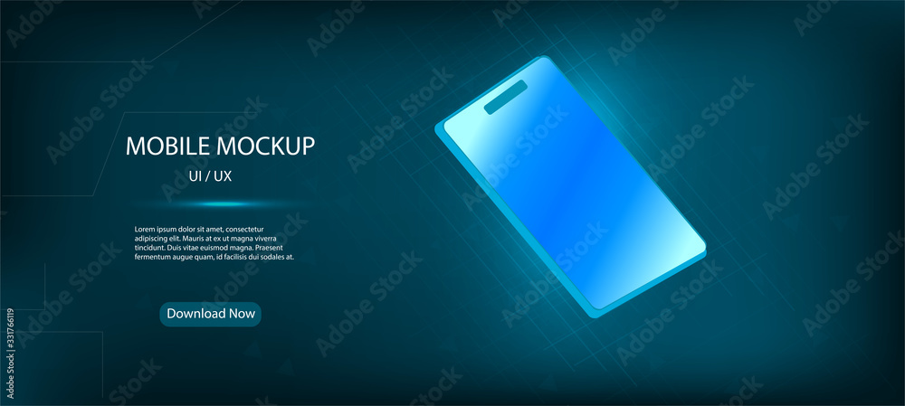 Isometric mobile phone. 3d isometric vector illustration. Smartphone at ...