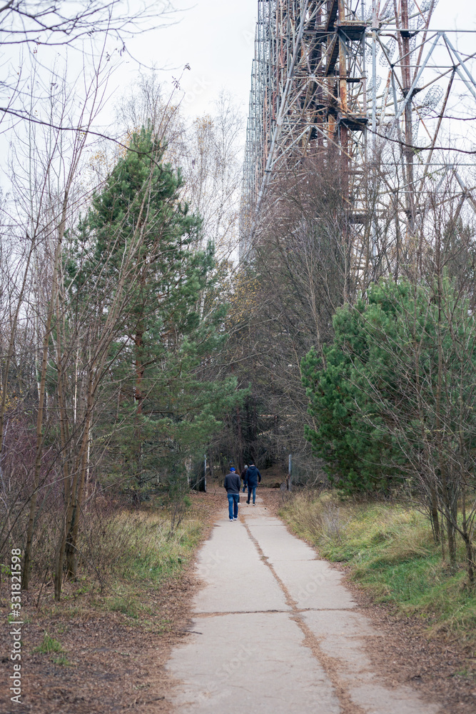 Foto de Power plant Duga in Pripyat in Chernobyl. Soviet secret radio ...