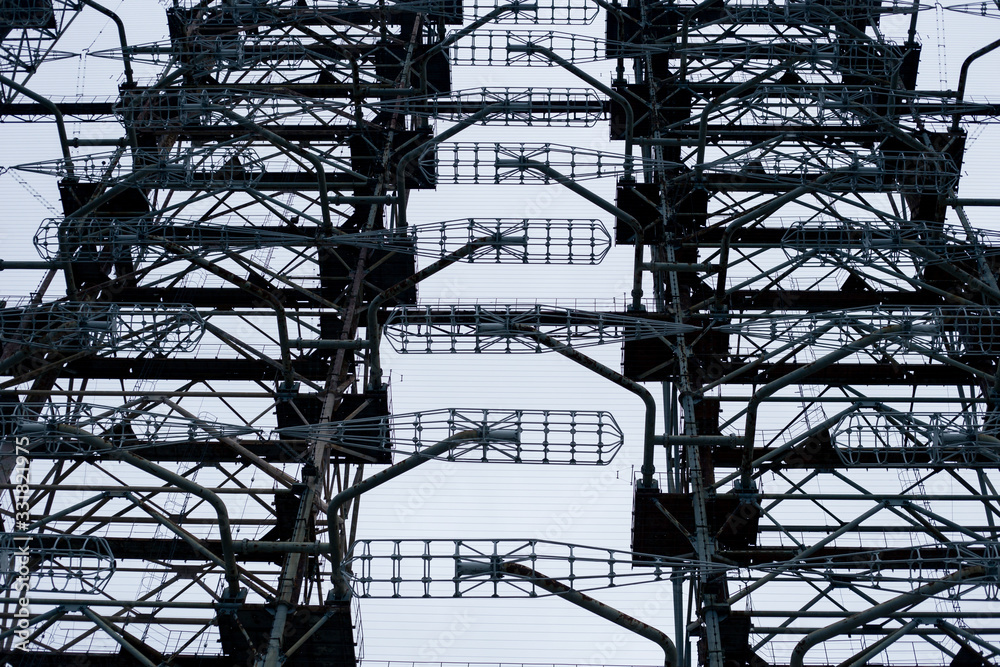 Foto de Power plant Duga in Pripyat in Chernobyl. Soviet secret radio ...