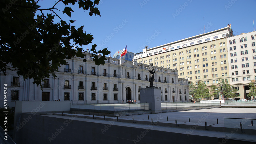Palacio de la Moneda, Santiago de Chile, Chile Stock Photo | Adobe Stock