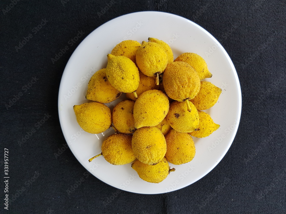 Platonia insignis, the sole species of the genus Platonia, is a tree of ...