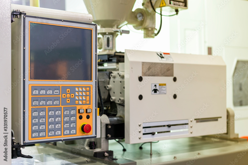 High technology plc monitor touch screen and many push button control ...