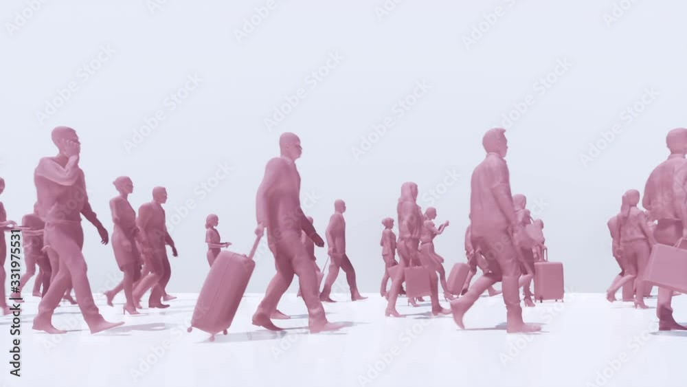 Schematic representation of the gradual virus COVID-19 infection of a ...