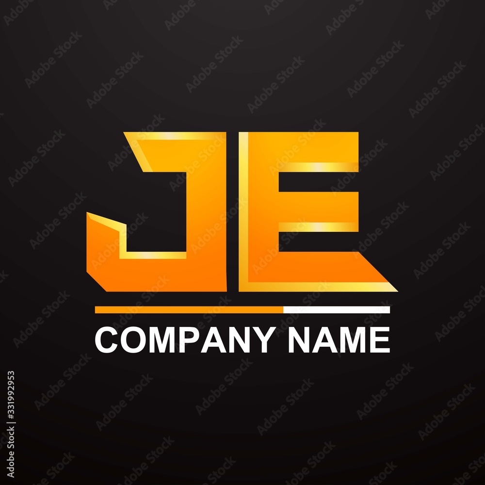 JE initial logo monogram designs modern templates sign, logo, abstract ...