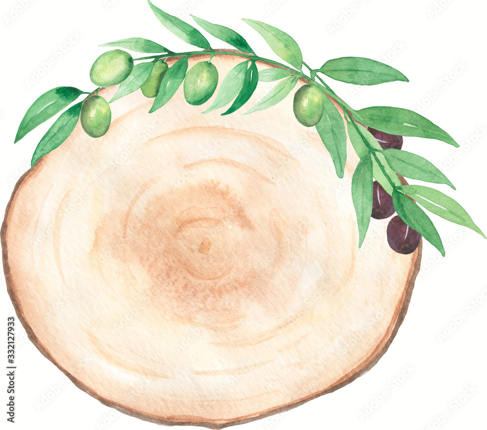 Olive Slice Clip Art