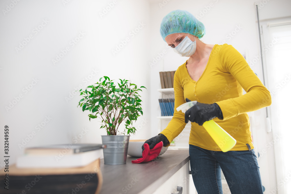 Home and room sterilization with disinfectant product in the time of ...