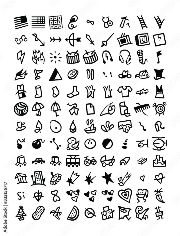 Loghi e simboli di oggetti Stock Vector | Adobe Stock