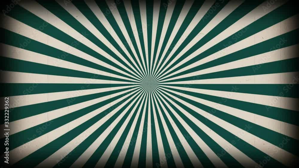 Vidéo Stock Sunburst vintage rays background. Rotating retro sun ray ...