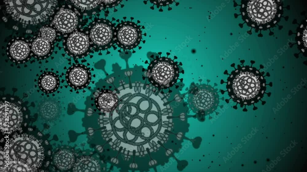 Coronavirus Covid-19 Infected virus 2019-ncov pneumonia in blood ...