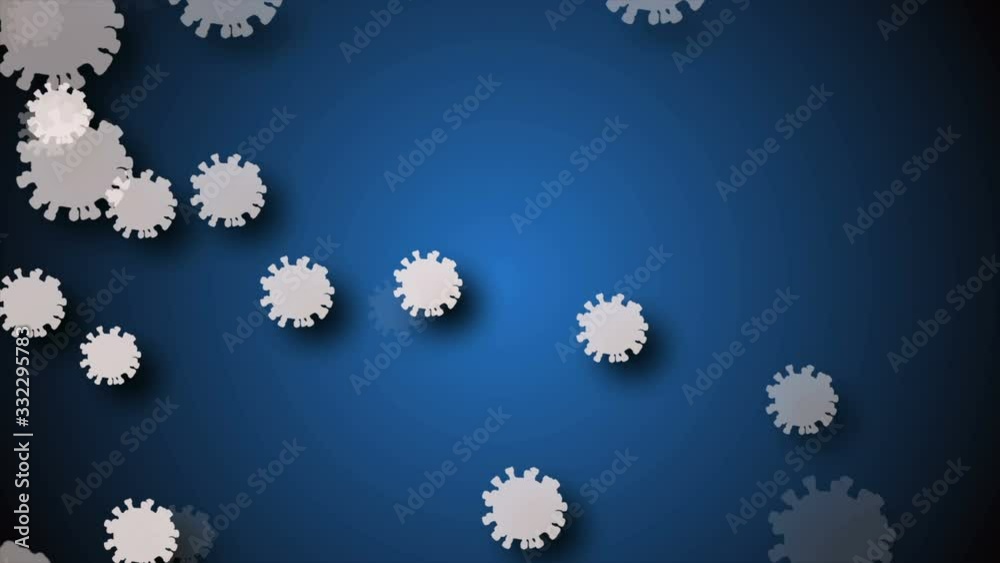 Vidéo Stock Coronavirus Covid-19 Infected virus 2019-ncov pneumonia in ...