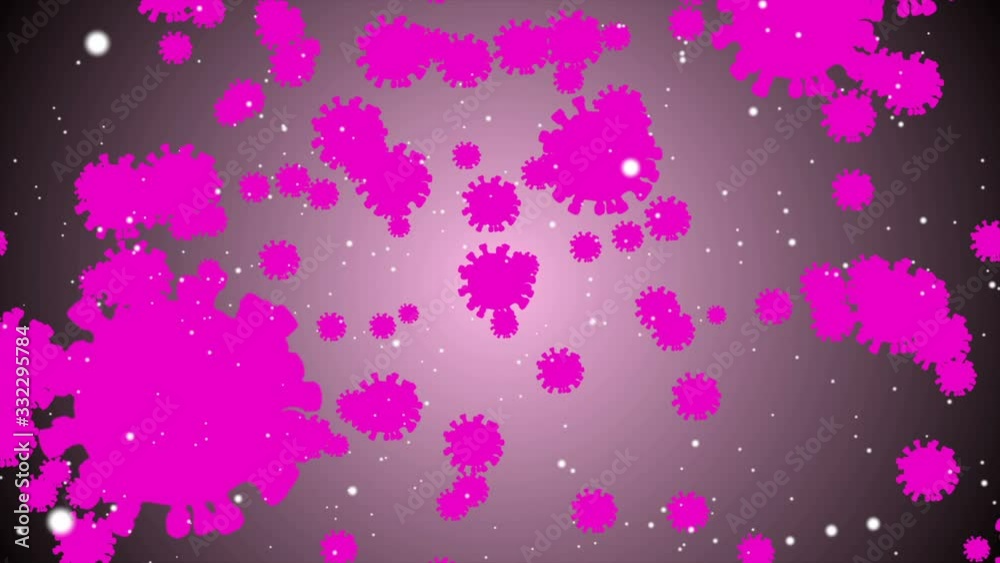 Video „Coronavirus Covid-19 Infected virus 2019-ncov pneumonia in blood ...