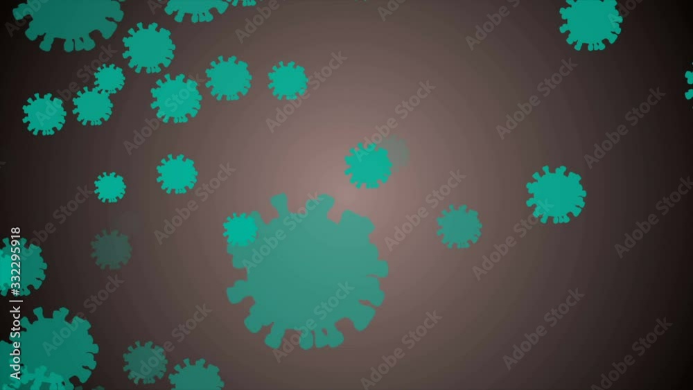 Video „Coronavirus Covid-19 Infected virus 2019-ncov pneumonia in blood ...