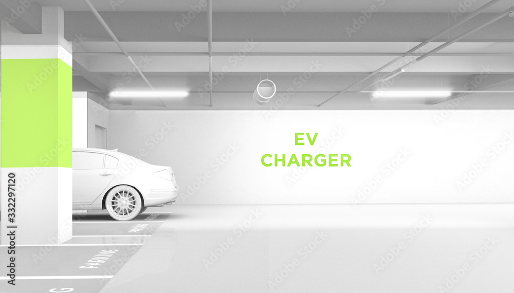 parking lot 3d background. car park render graphic background. Stock ...