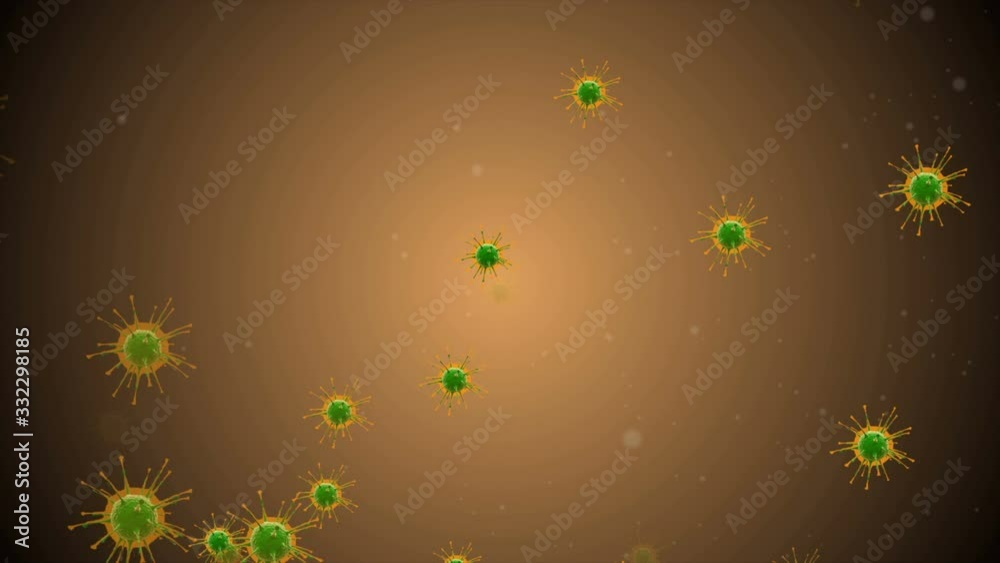 Video „Medical illustration 2d, 3d animation background of cells ...
