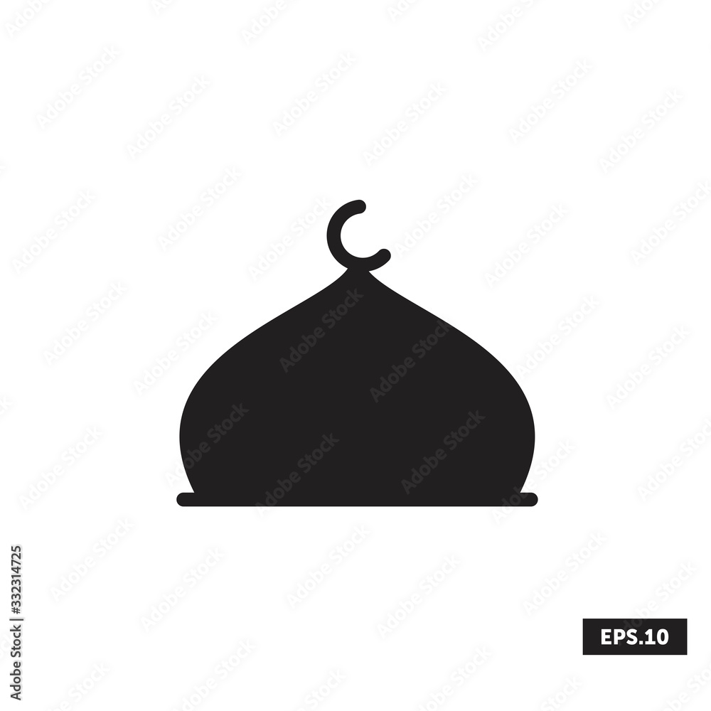 Mosque icon, Mosque Sign/Symbol Vector Stock Vector | Adobe Stock