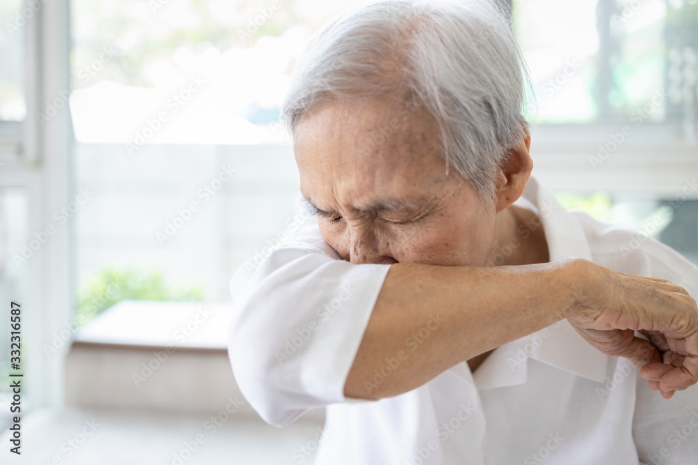 People Sneezing In Elbow