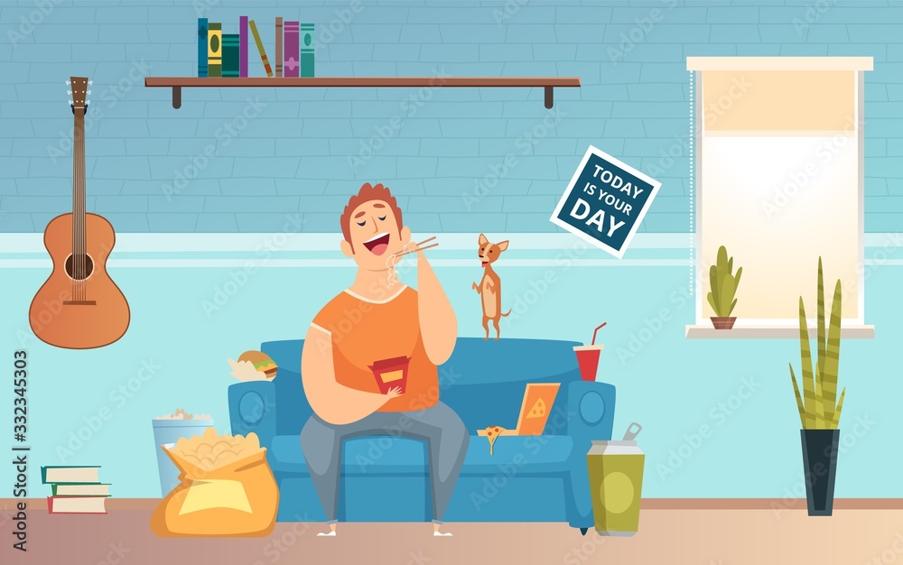 Lazy People Eating