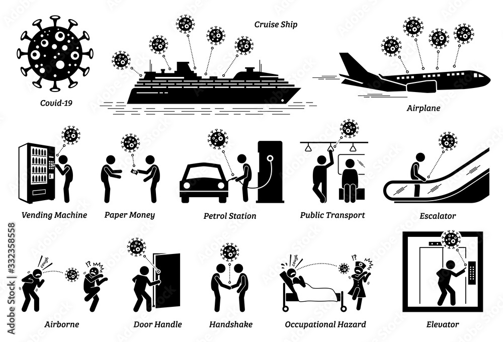 Infectious contagious virus transmission and contamination disease ...