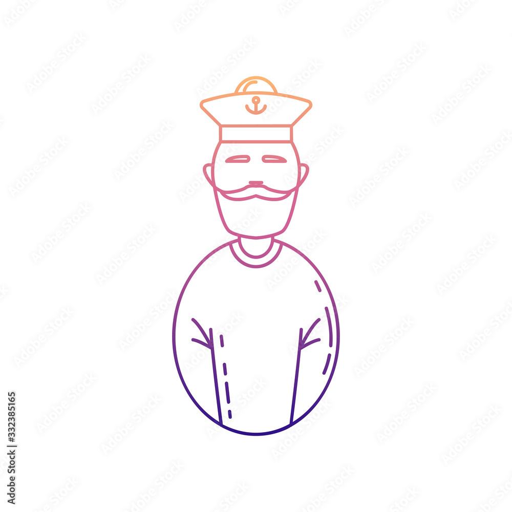 sailor avatar nolan icon. Simple thin line, outline vector of Avatars ...
