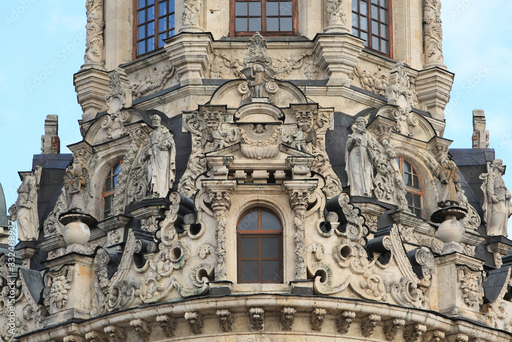 Foto de Detail of Church of the Sign of the Holy Virgin in Dubrovitsy ...