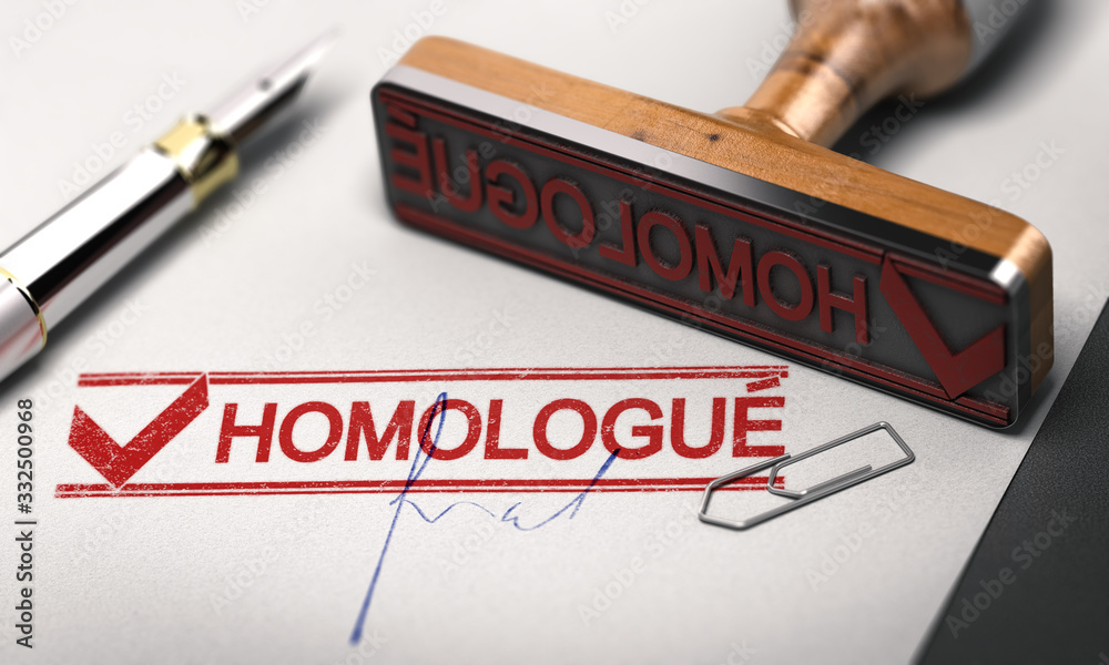 Certificat de conformité produit. Homologation. Stock Illustration ...