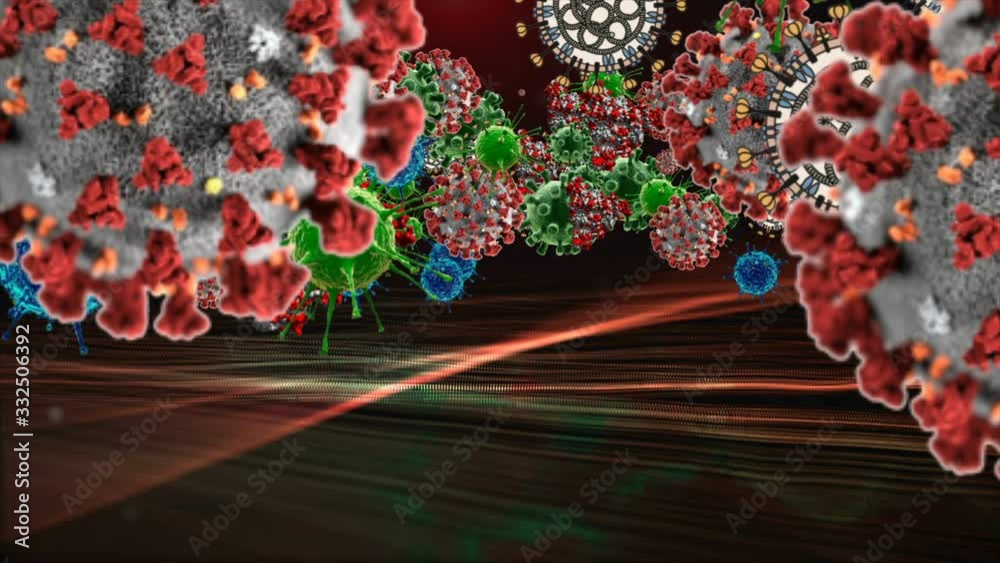 Evil cells of coronavirus bacterium, characters emoji of covid 19 virus ...