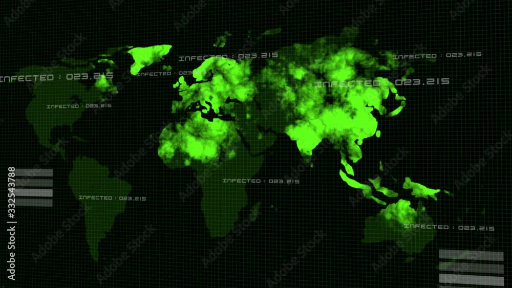 Coronavirus Covid virus outbreak spreading around the world disease ...